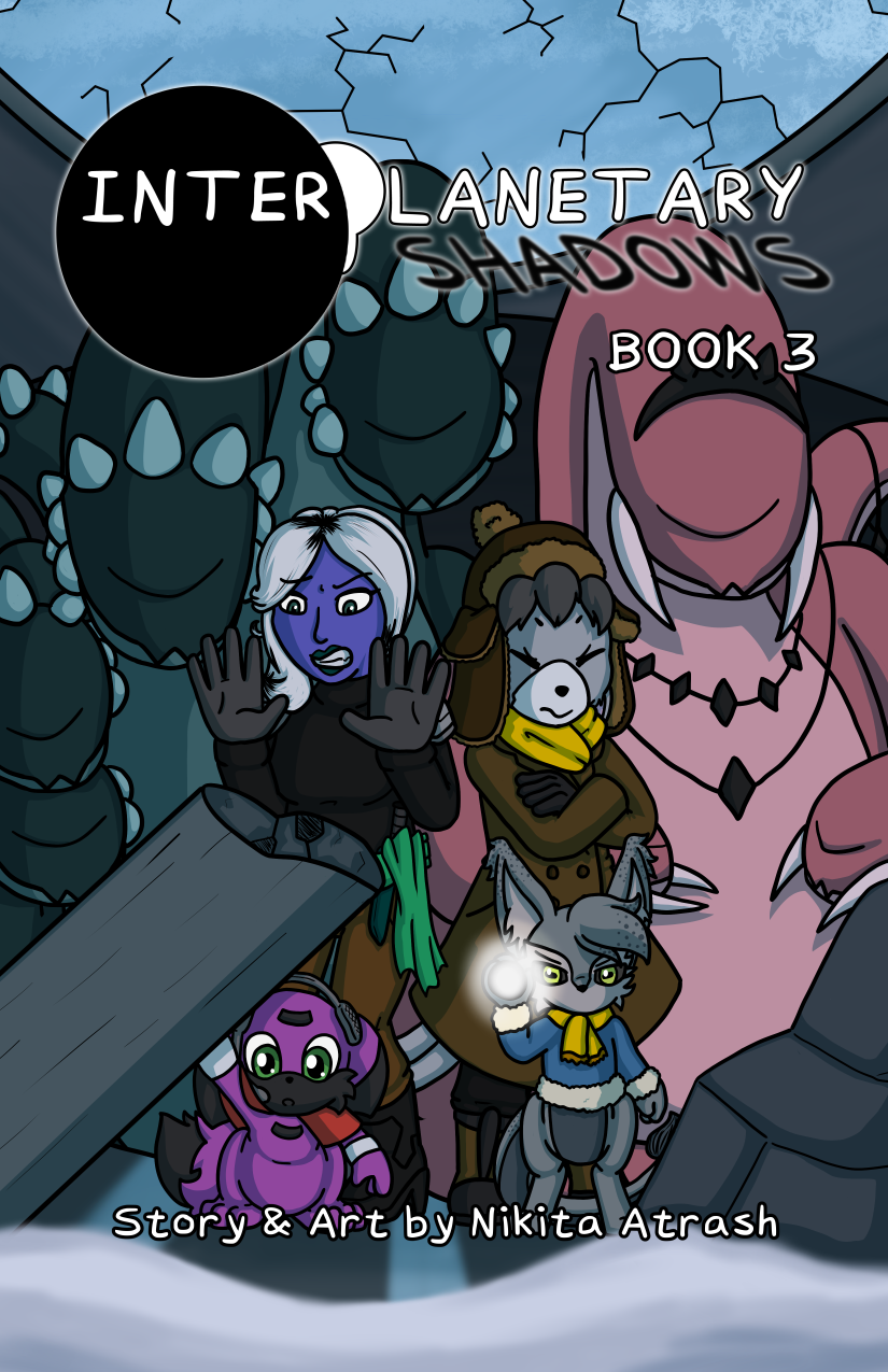 Book 3 Cover – Interplanetary Shadows